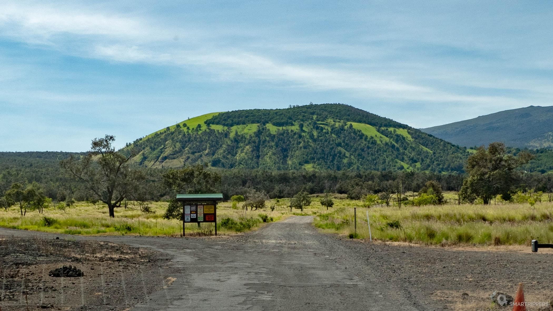 Climbing the Pu'u Wa'awa'a Cinder Cone for a breath of fresh air ...